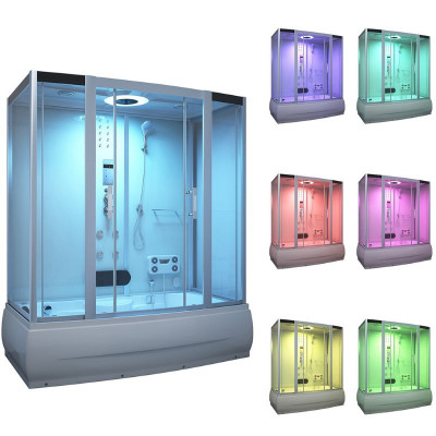 Bad Douche Whirlpool Stoom Combi 190x100CM Crema XXL.