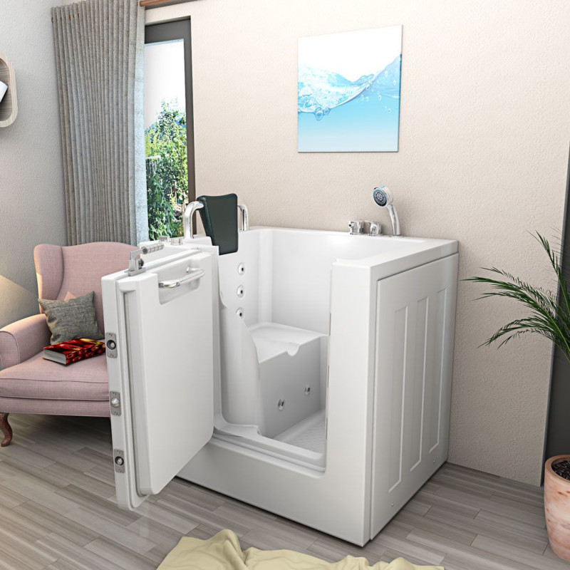 Instap Zitbad Flush 100X78X113. Instapbad met Whirlpool