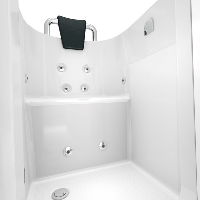 Instap Zitbad Lotus 90X80X100. Instapbad Met Whirlpool