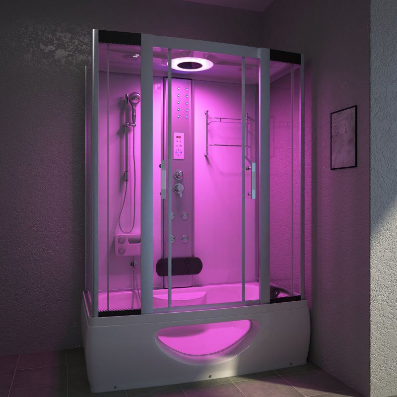 Douchebad Combinatie 135X80X220 Canto. Douche en Bad In Een.