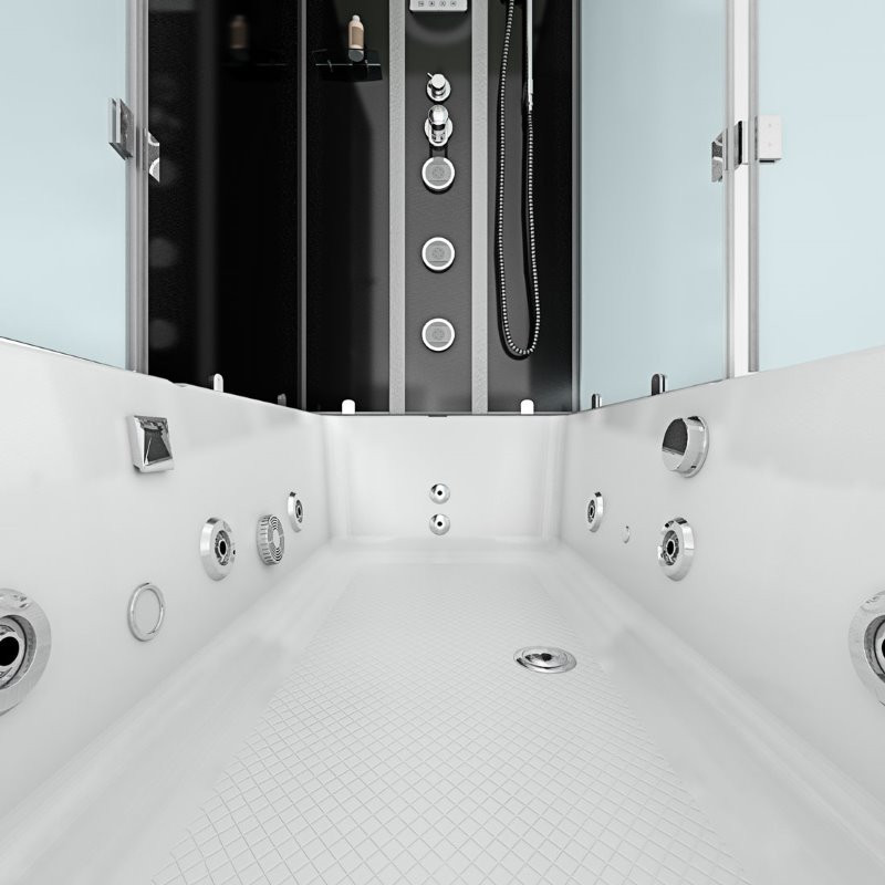 Douche- Bad Whirlpool Combi Helos 180x90. Douche- Bad Whirlpool Combi