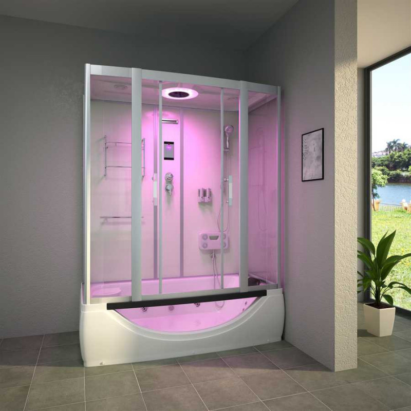 Bad Douche Whirlpool Stoom Combinatie 170X90CM. Douche Bad 170 CM
