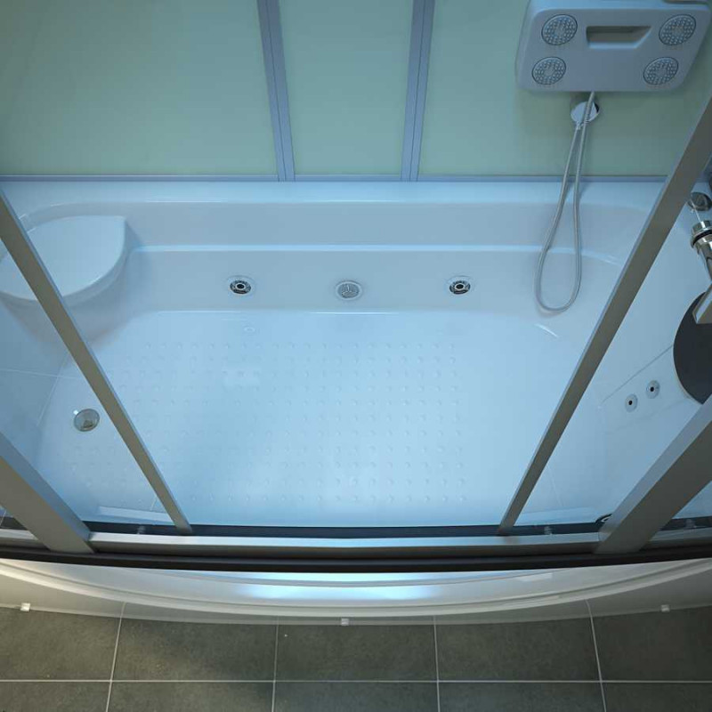 Bad Douche Whirlpool Stoom Combinatie 170X90CM. Douche Bad 170 CM
