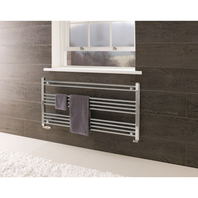 Design Handdoekradiator Wendover Chroom Horizontaal 60x100cm